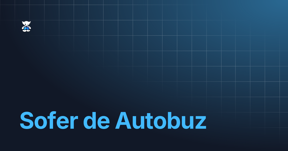 Sofer de Autobuz | Wiki